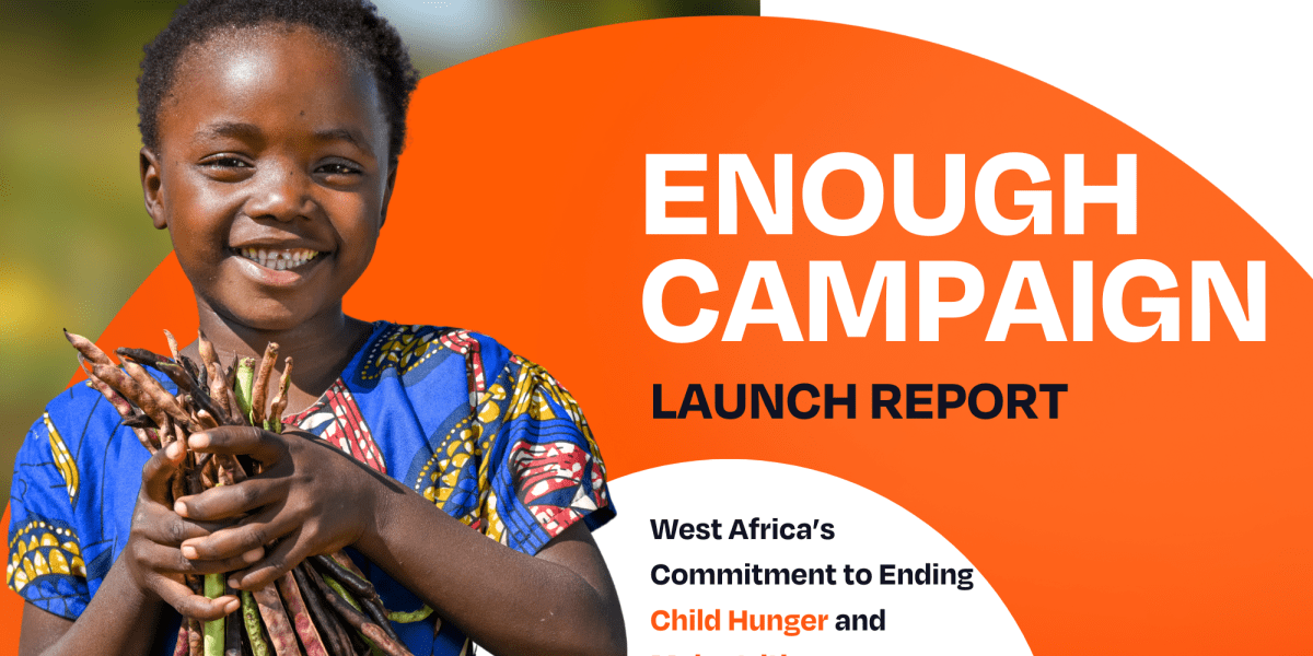 Enough Campaign : Launch Report World Vision West Africa | World Vision International